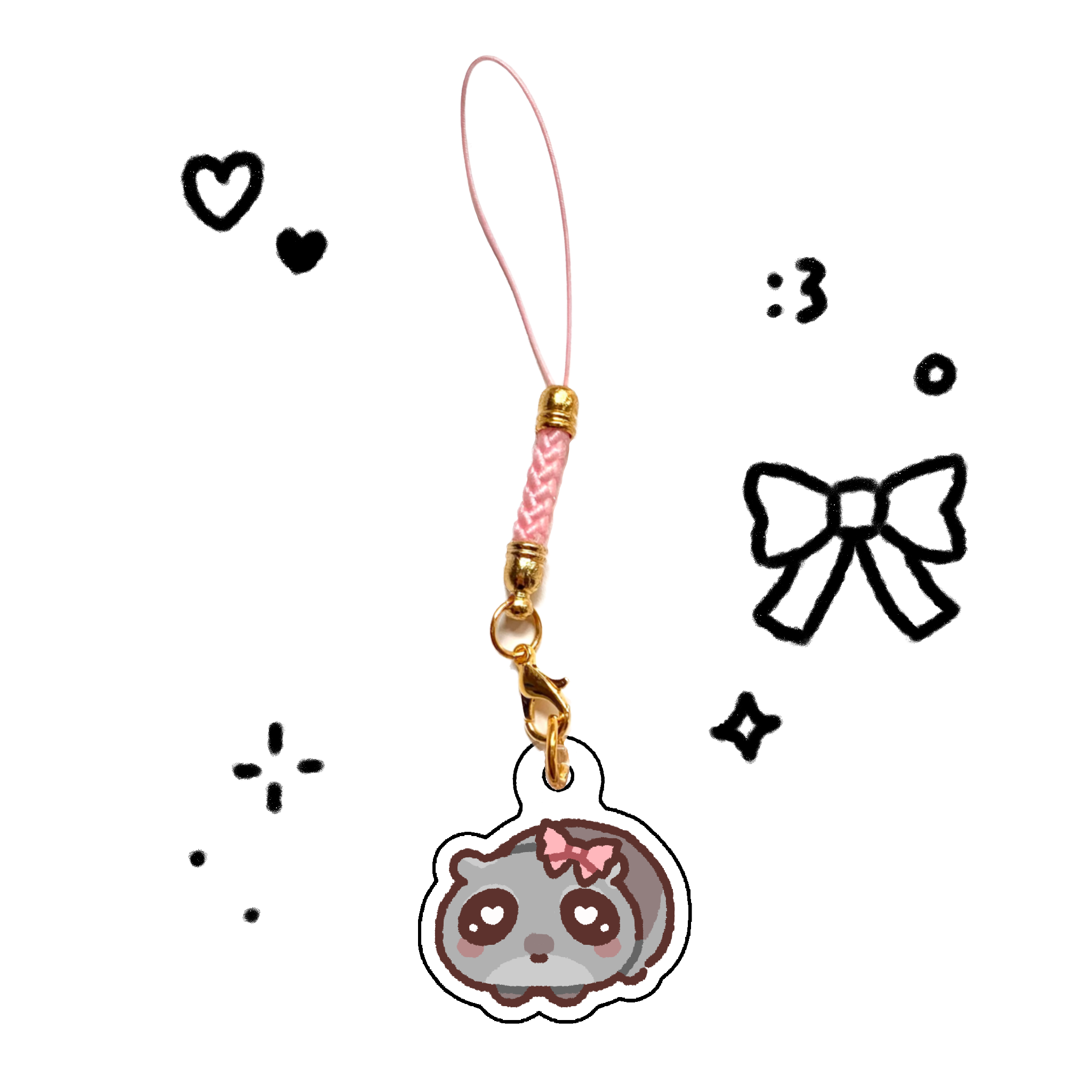 Sad Hamster Phone Charm – Bunhiry