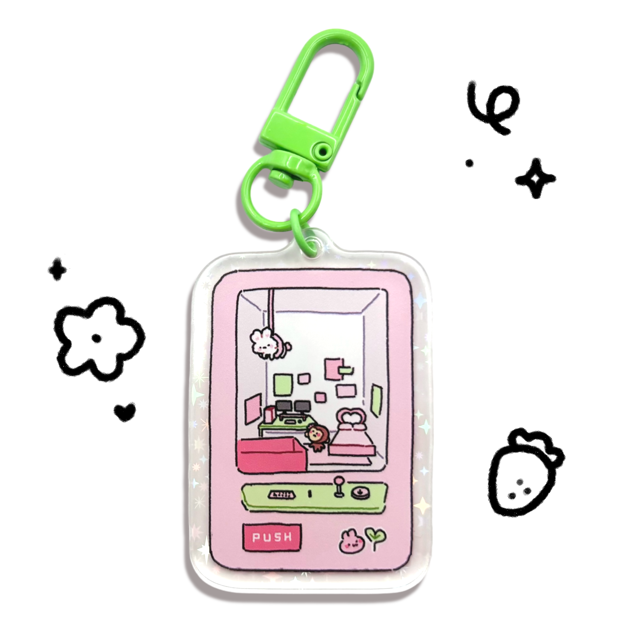 Claw Machine Bimbo and Chimpo Keychain – Bunhiry