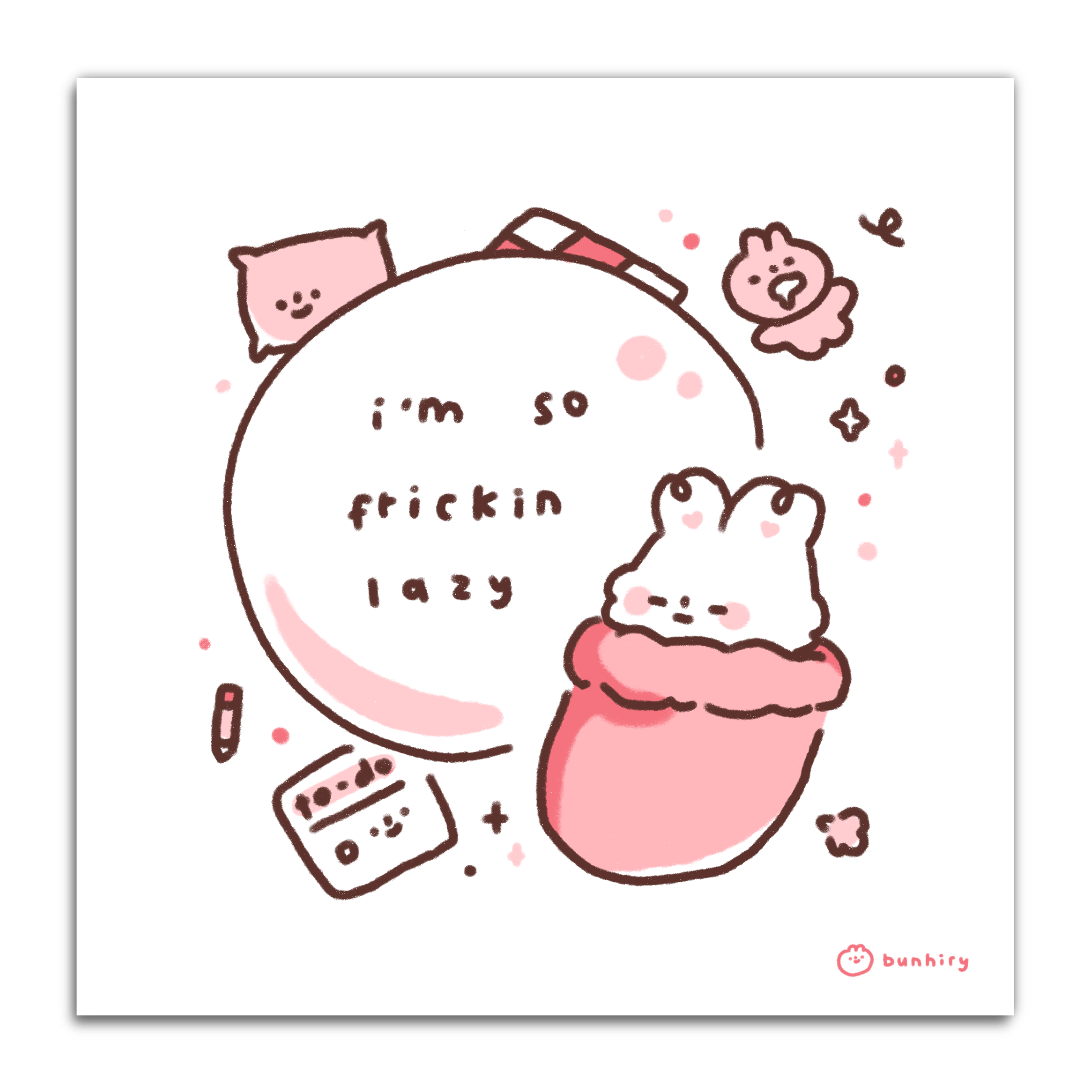 Lazy Mini Print – Bunhiry