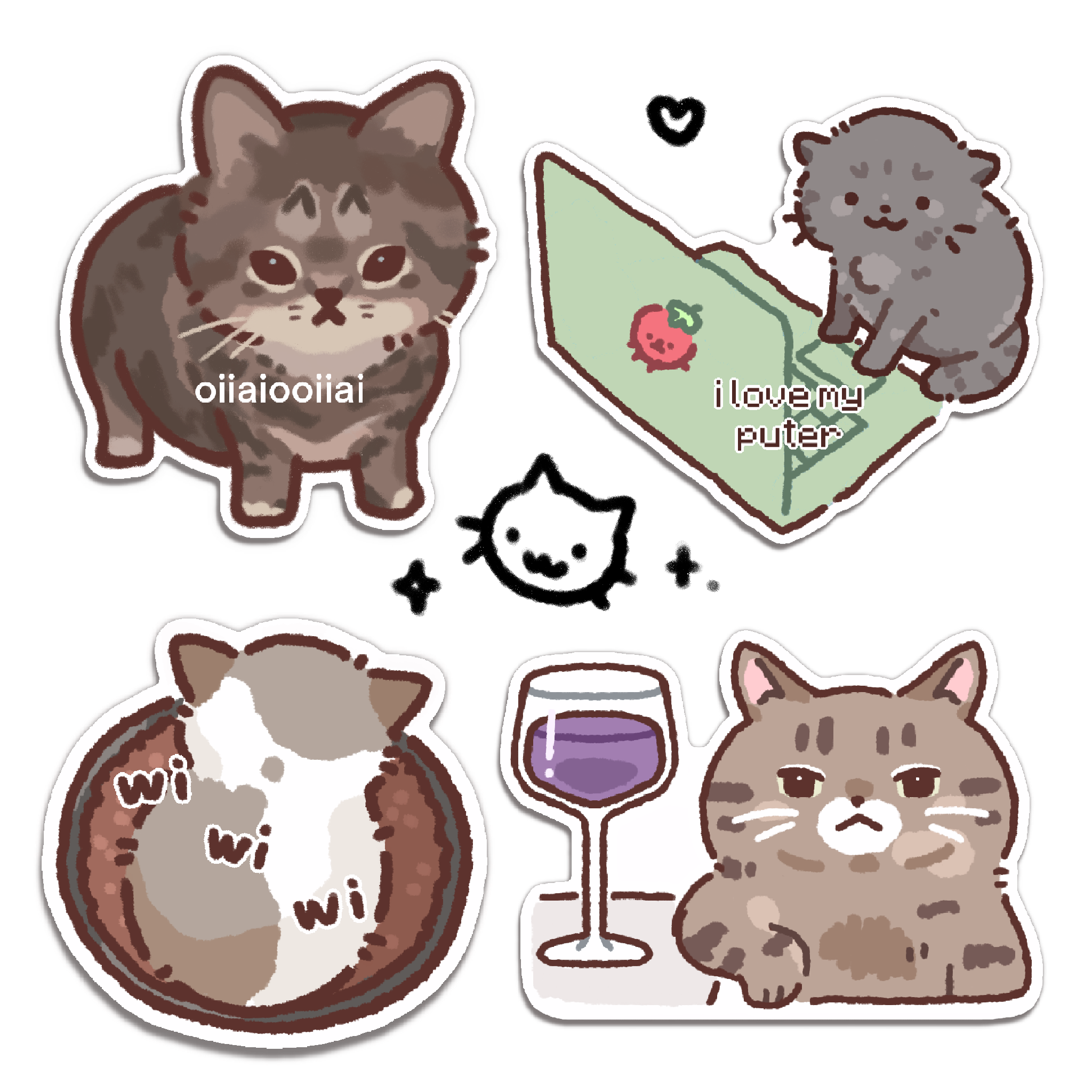 Cat Meme Stickers 3 – Bunhiry