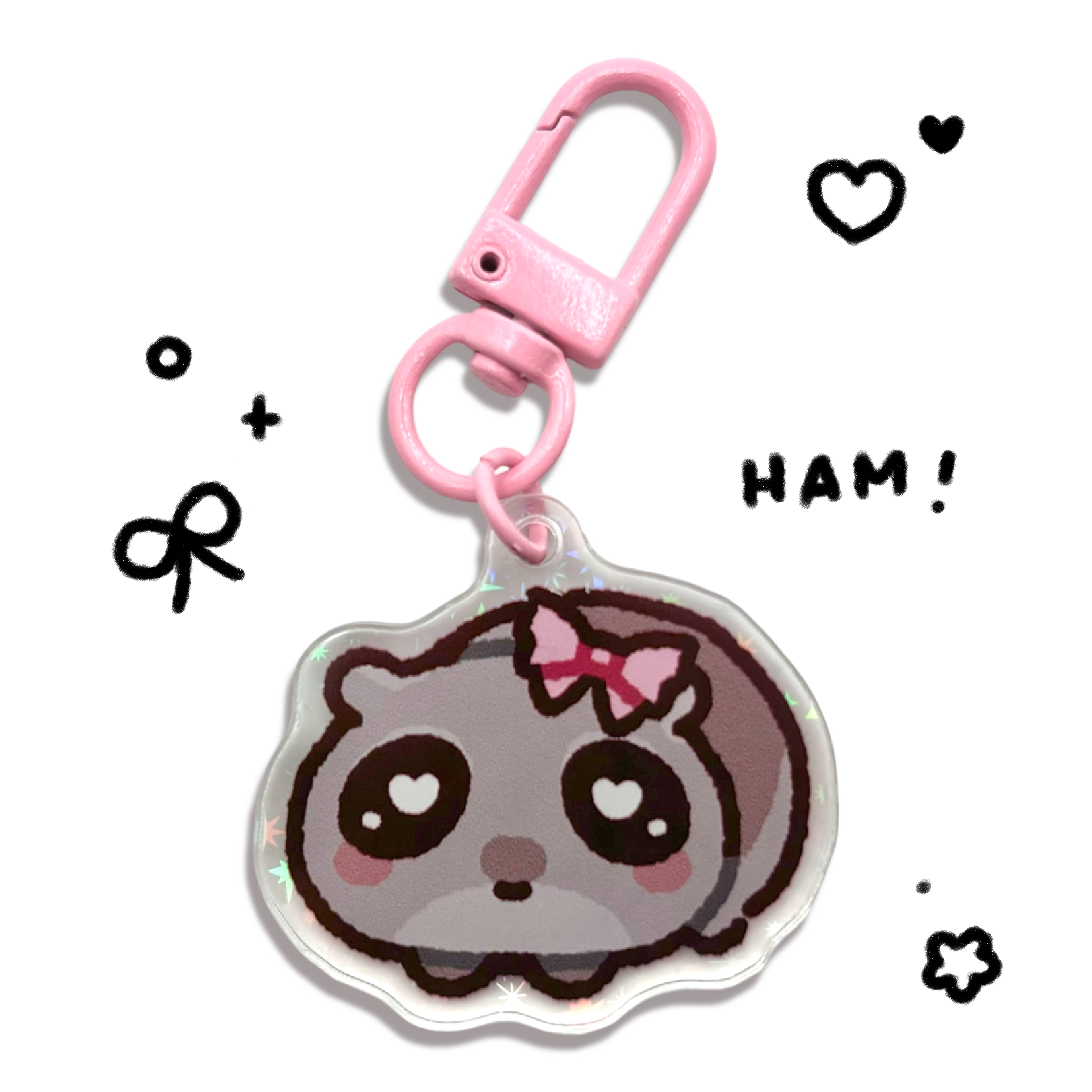 Sad Hamster Keychain – Bunhiry